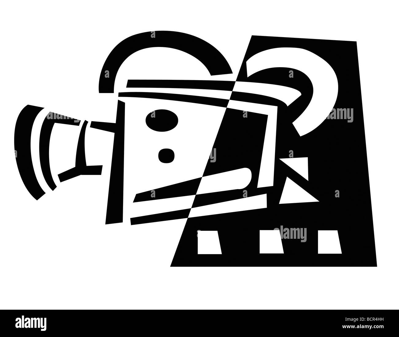 Movie set film shooting Black and White Stock Photos & Images - Alamy