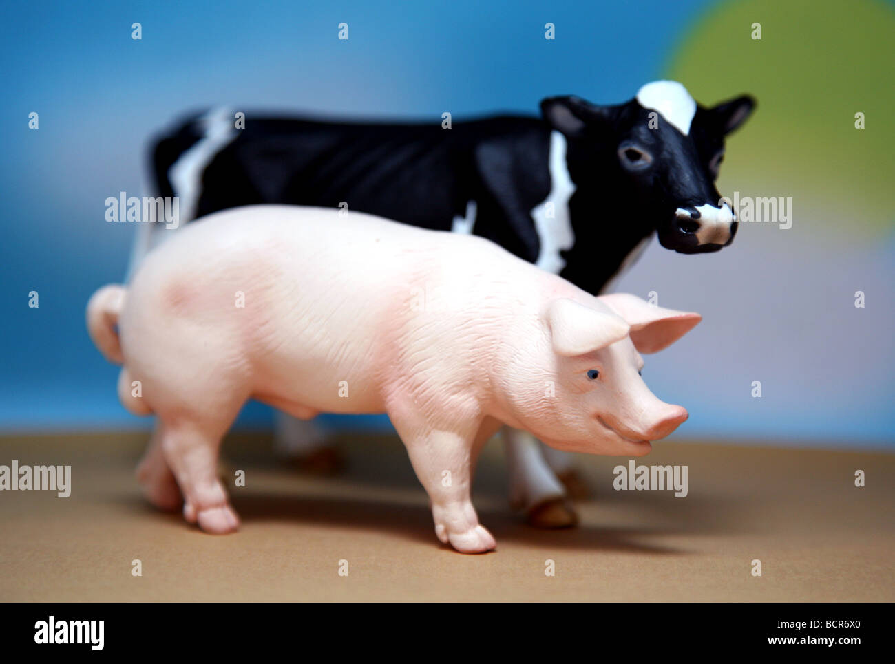 Model farm animals Stock Photo - Alamy