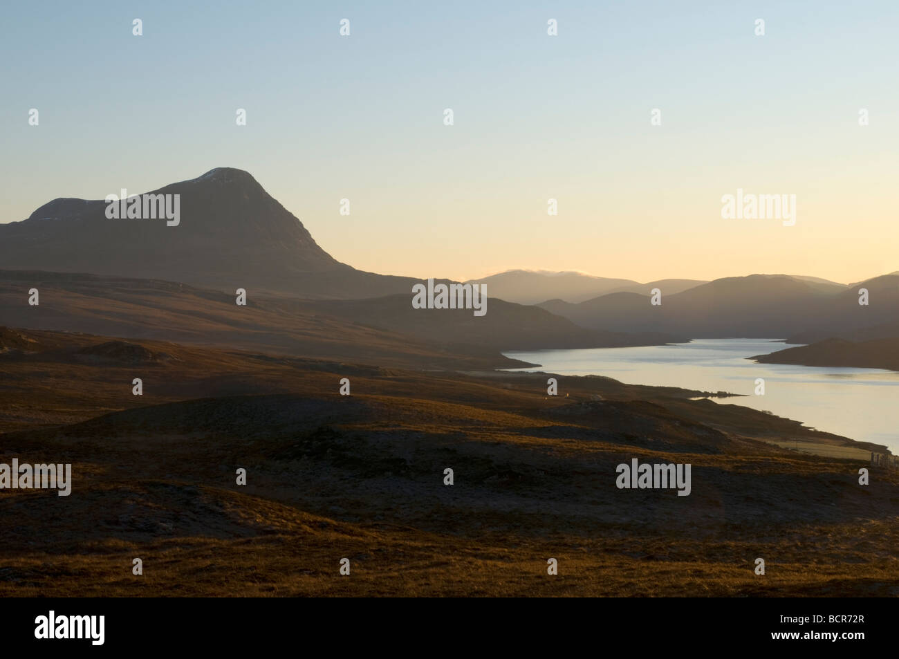 Ben Hope and Loch Hope, Sutherland, Scotland, UK Stock Photo - Alamy