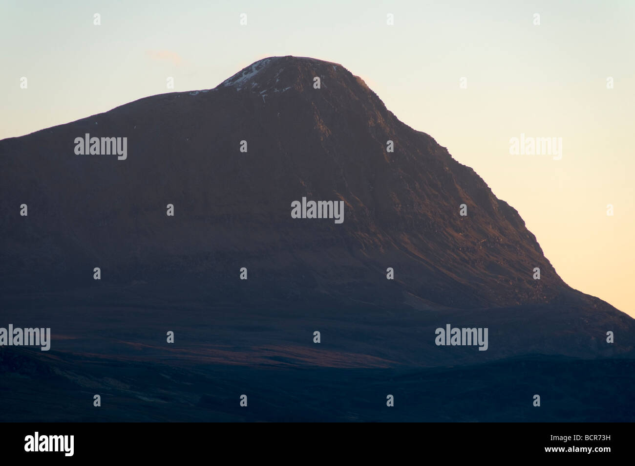 Ben Hope at sunset, Sutherland, Scotland, UK Stock Photo - Alamy