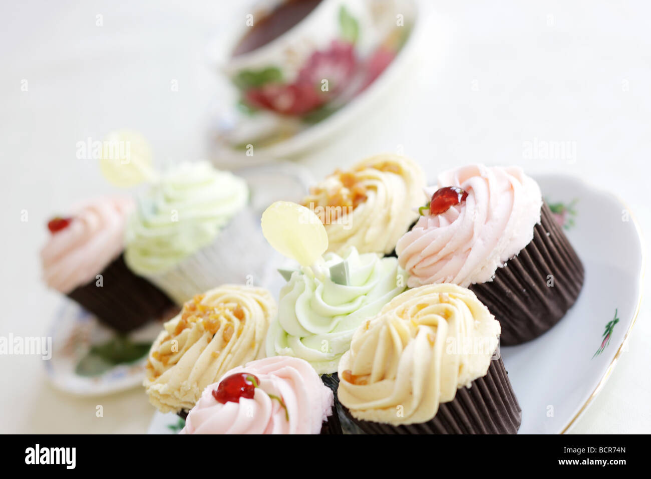 Selection of Cup Cakes Stock Photo - Alamy