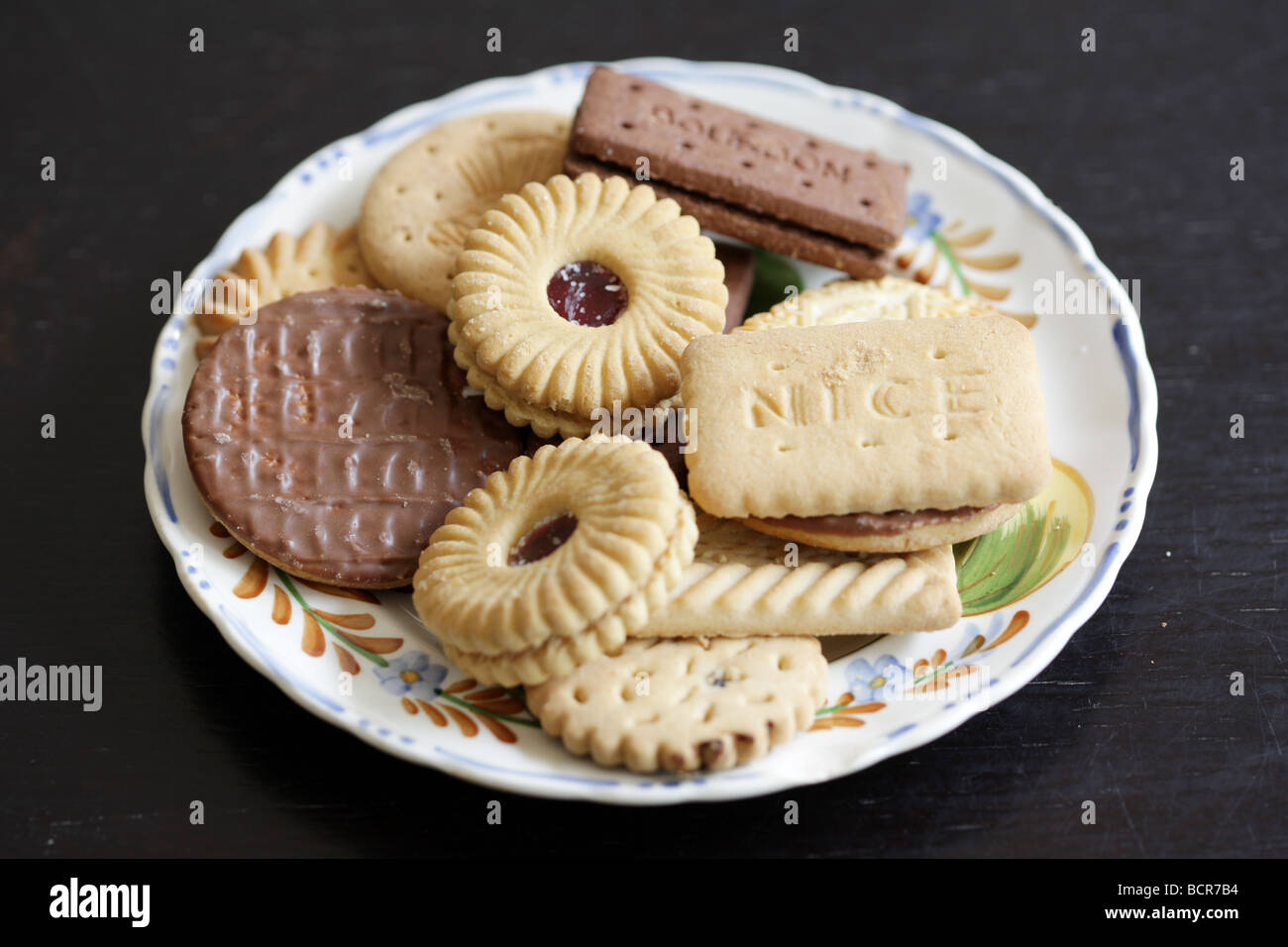 Selection of Biscuits Stock Photo - Alamy