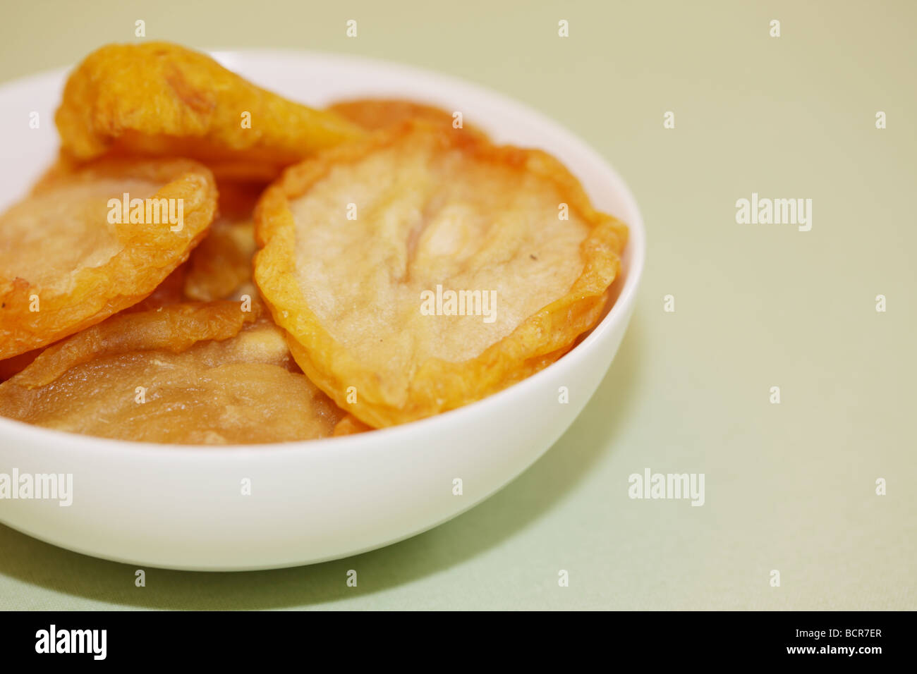 Bowl of Dried William Pears Stock Photo - Alamy