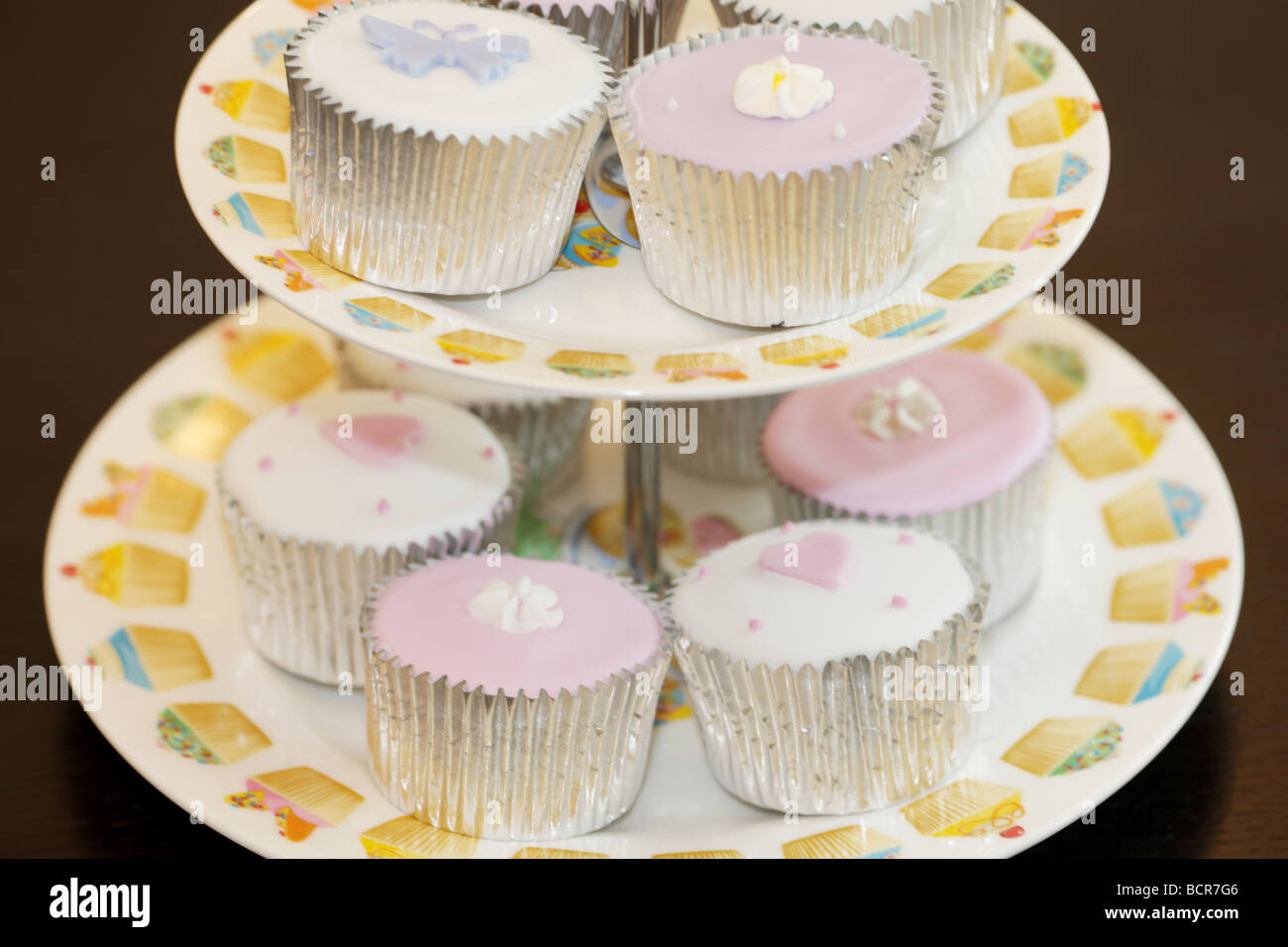 Selection of Cup Cakes Stock Photo - Alamy