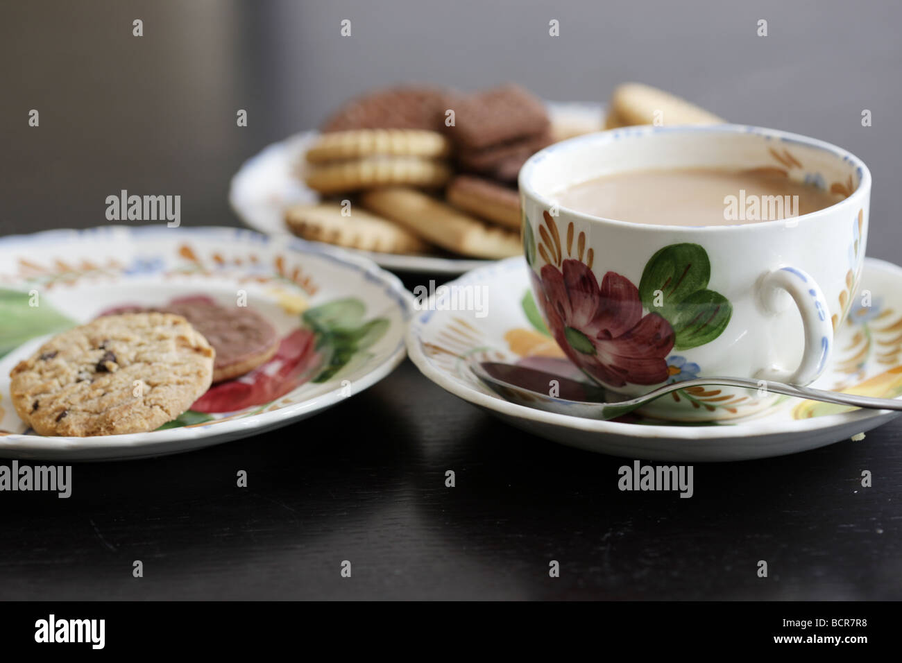 Tea and Biscuits Stock Photo - Alamy