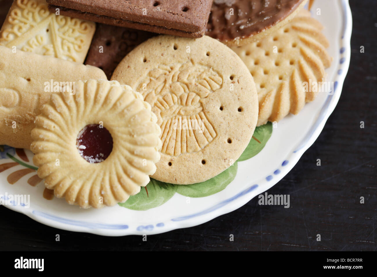 Selection of Biscuits Stock Photo - Alamy