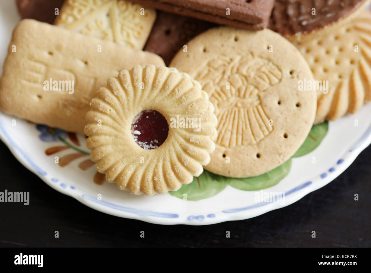 Selection of Biscuits Stock Photo - Alamy