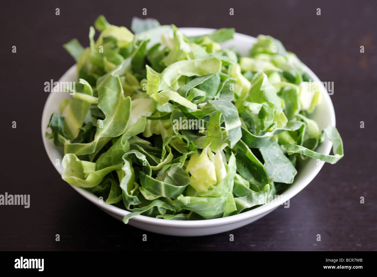 Chopped Spring Greens Stock Photo - Alamy