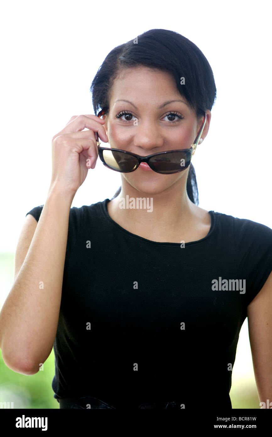 Model modeling pose posing pretty teenage hi-res stock photography and ...