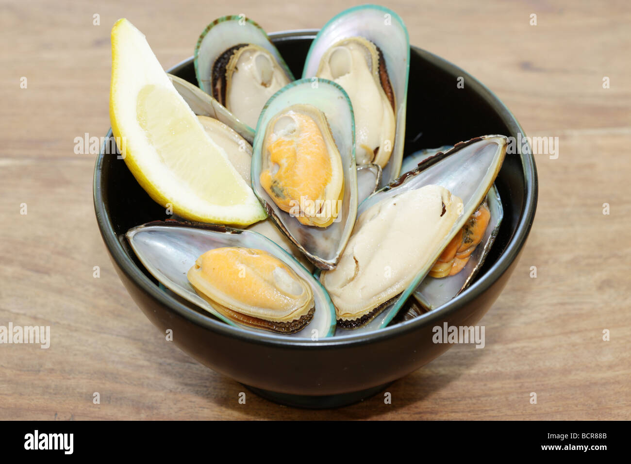 Bowl of Mussels Stock Photo - Alamy