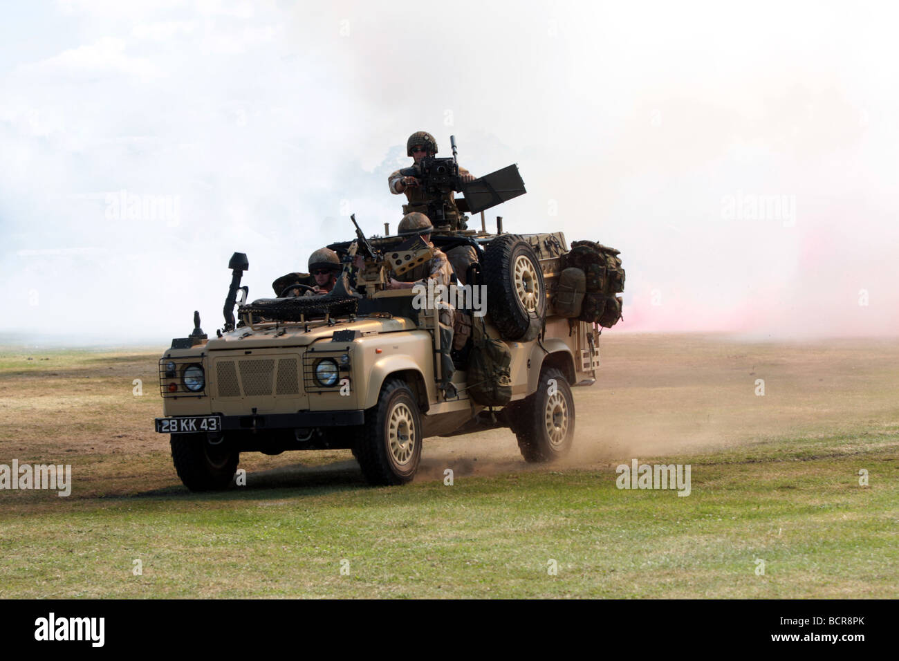 British Army Land Rover Stock Photo - Alamy
