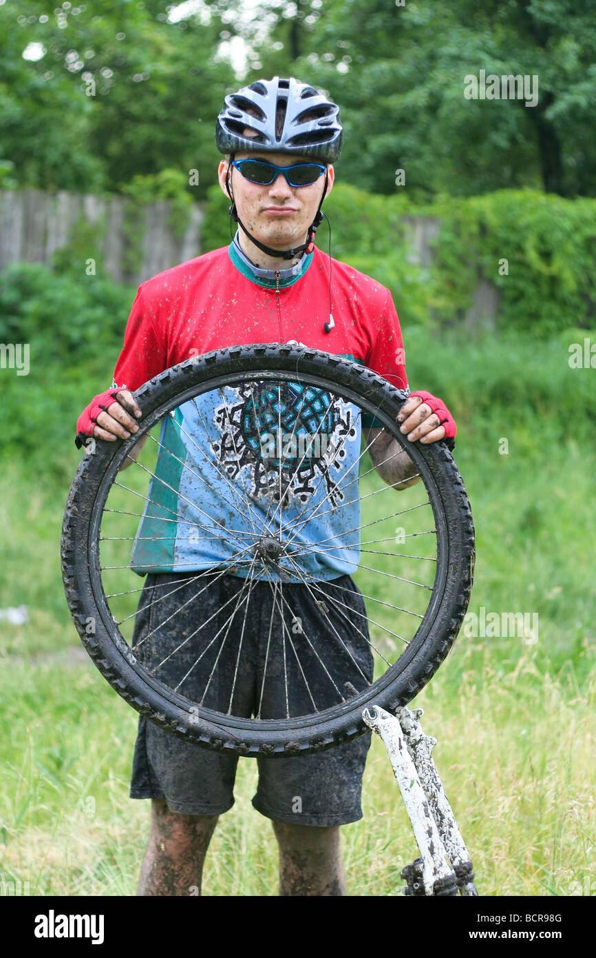 Red racer bike hi-res stock photography and images - Alamy
