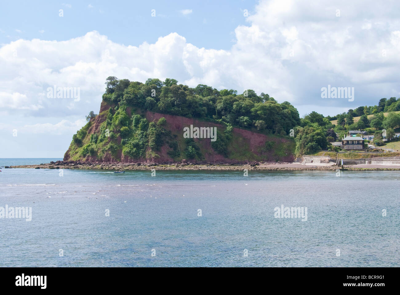 Looking across to The Ness at Shaldon in Devon, England Stock Photo - Alamy
