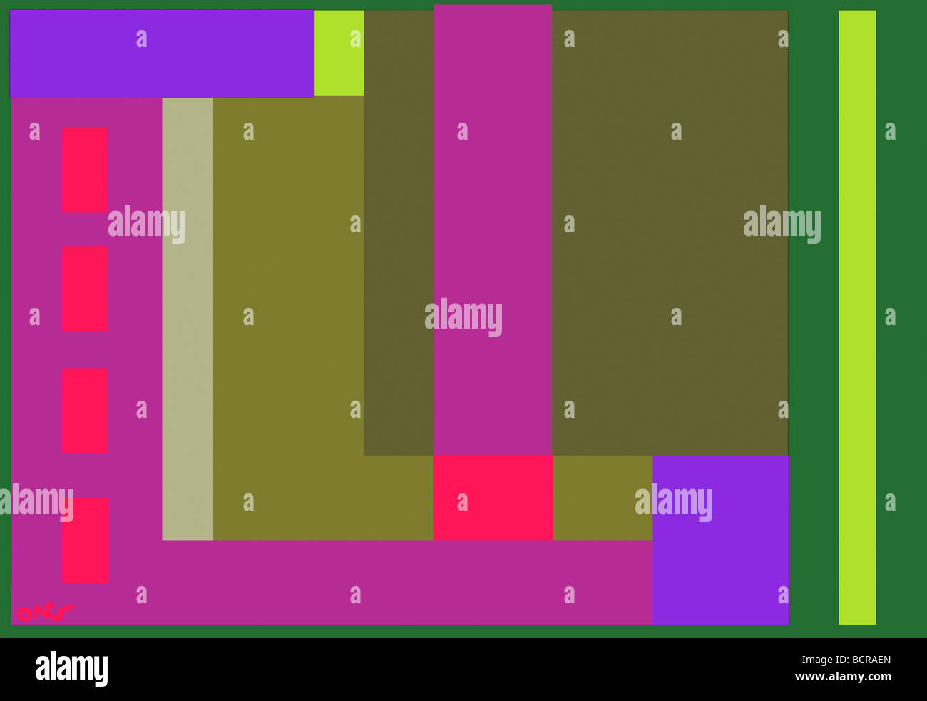 Hot pink rectangles hi-res stock photography and images - Alamy