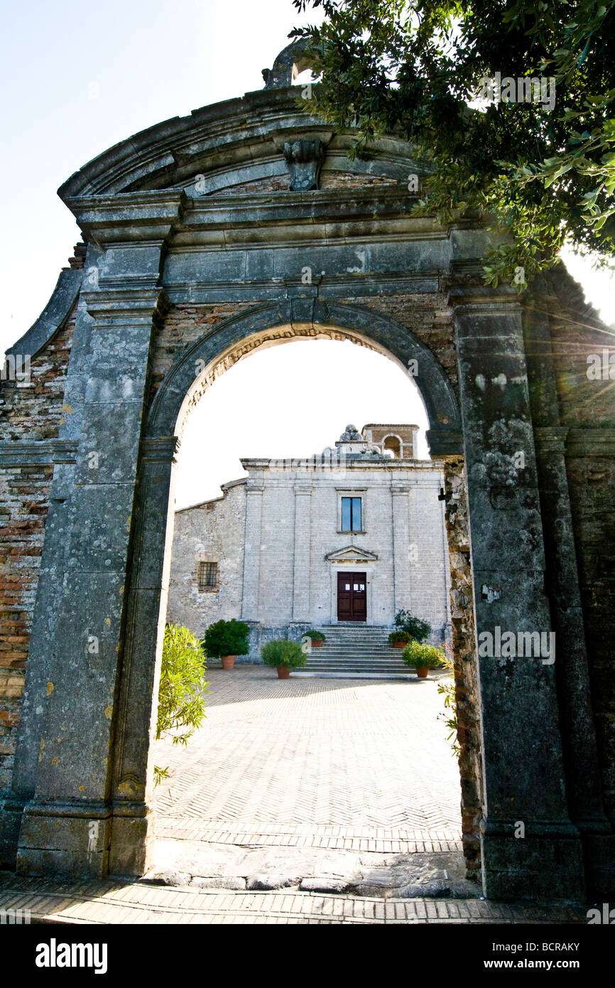 St Pietro Abbey Conero Regional Park Ancona Italy Stock Photo - Alamy