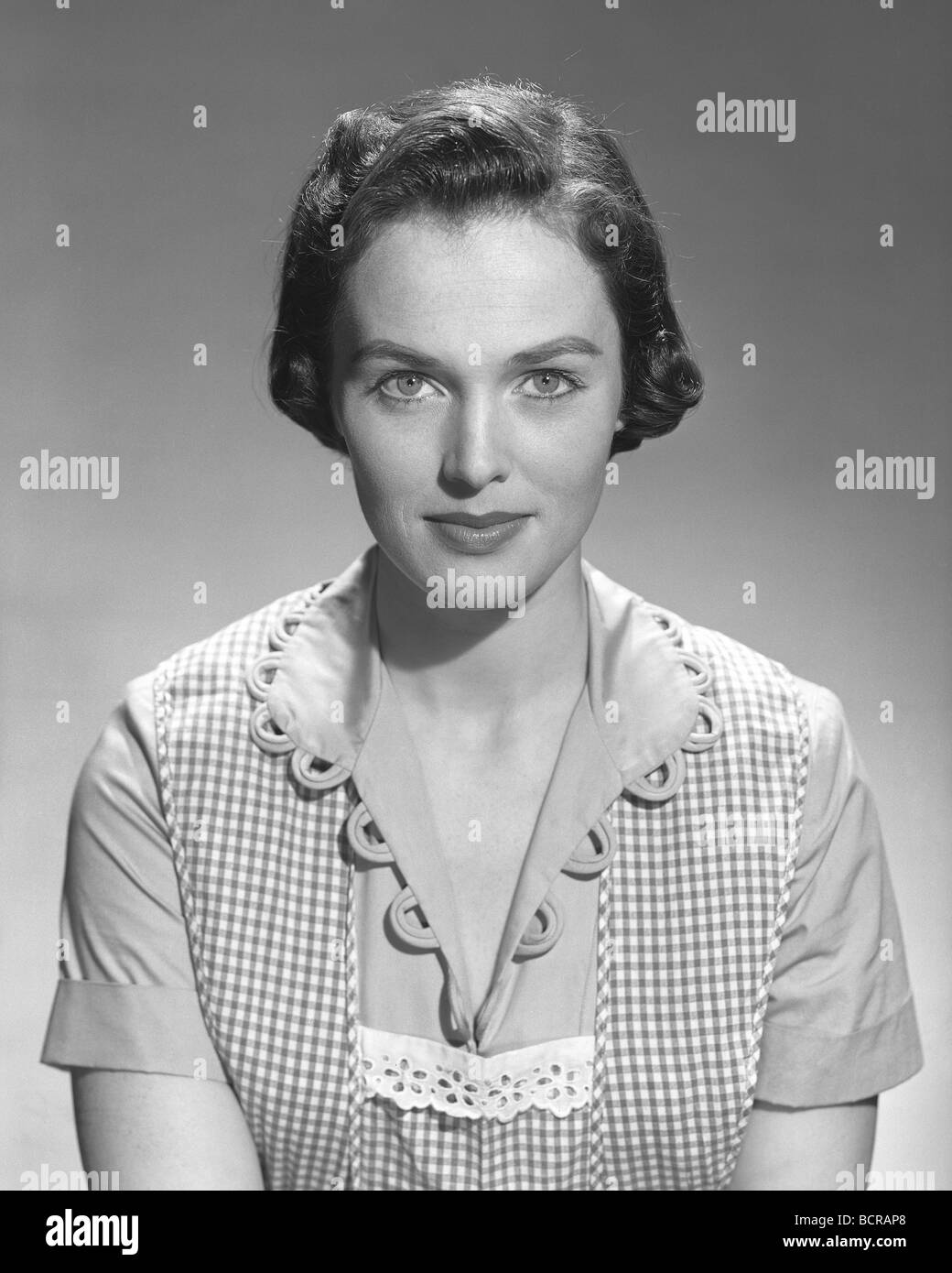 1950 woman looking hi-res stock photography and images - Alamy