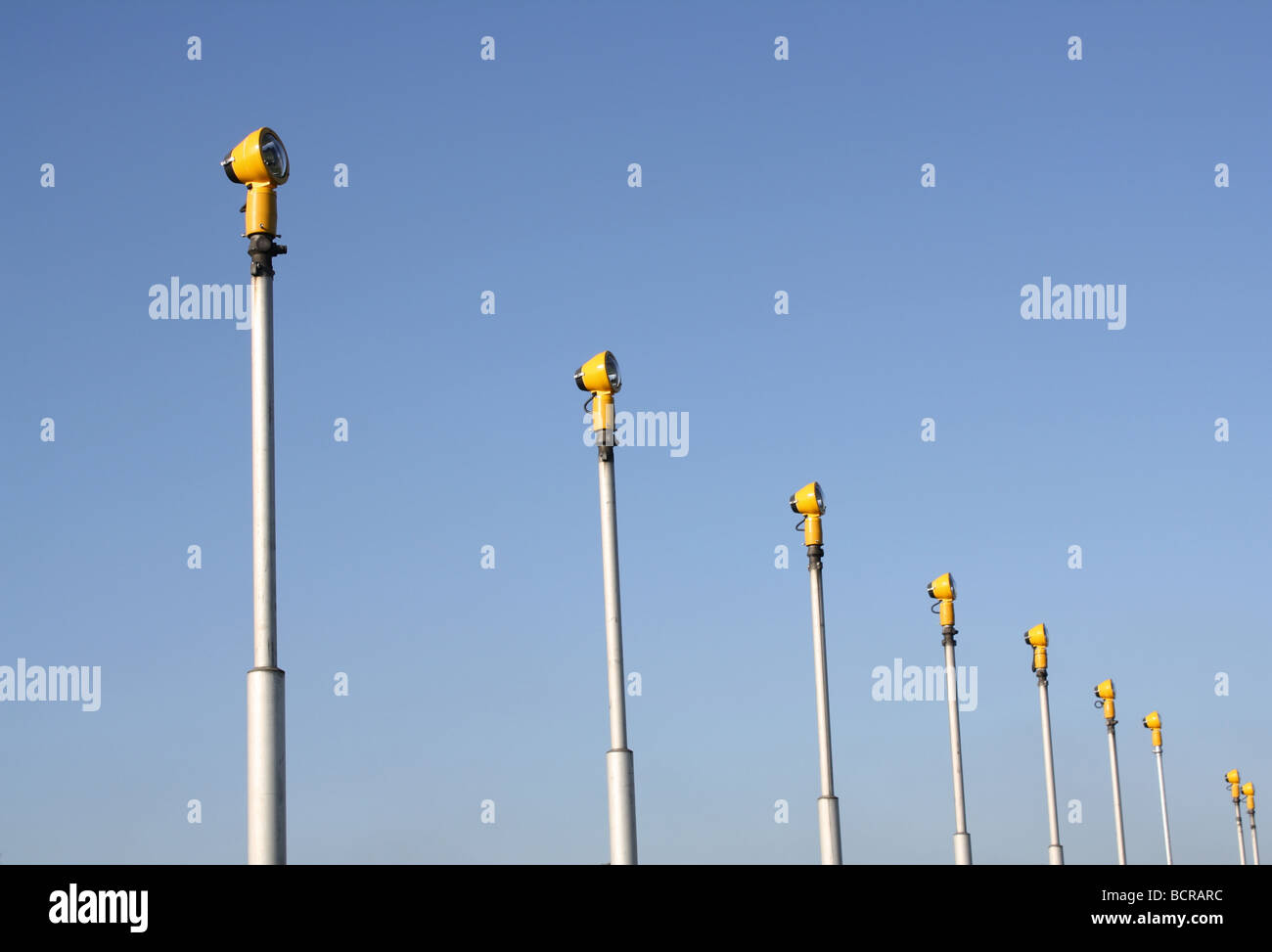 Runway lights hi-res stock photography and images - Alamy
