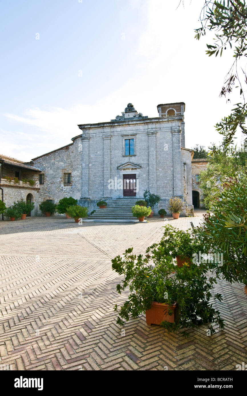 St Pietro Abbey Conero Regional Park Ancona Italy Stock Photo - Alamy