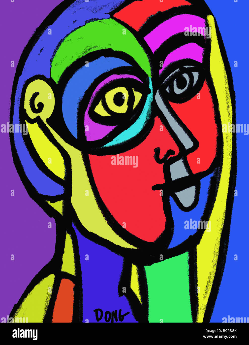 Portrait of Lexi, 2006, Diana Ong (b.1940/Chinese-American) Computer ...