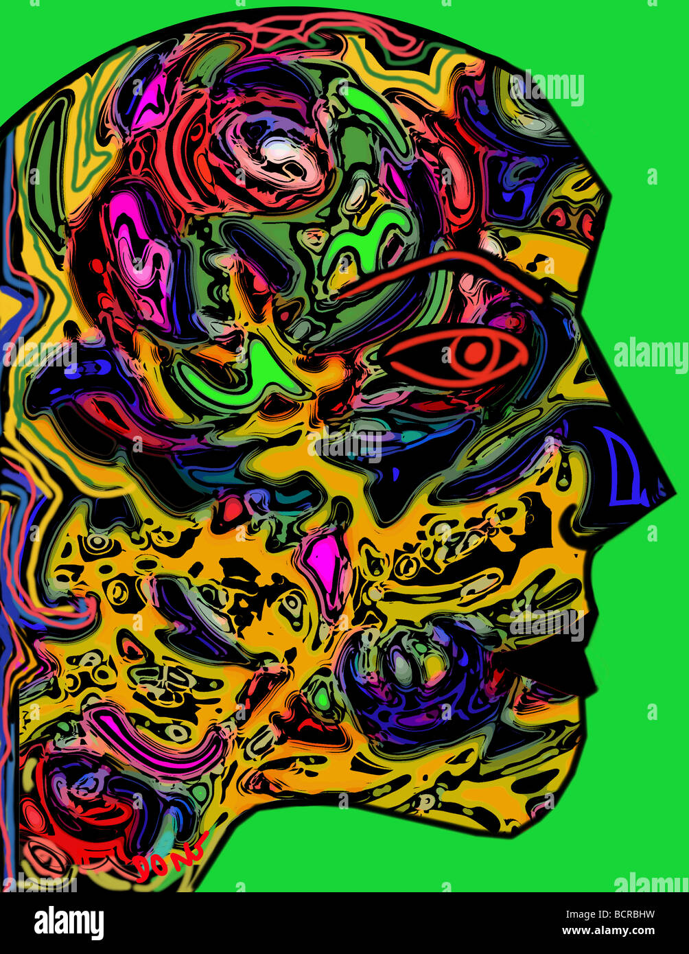 Spectrum marvel head, 2007, Diana Ong (b.1940/Chinese-American ...