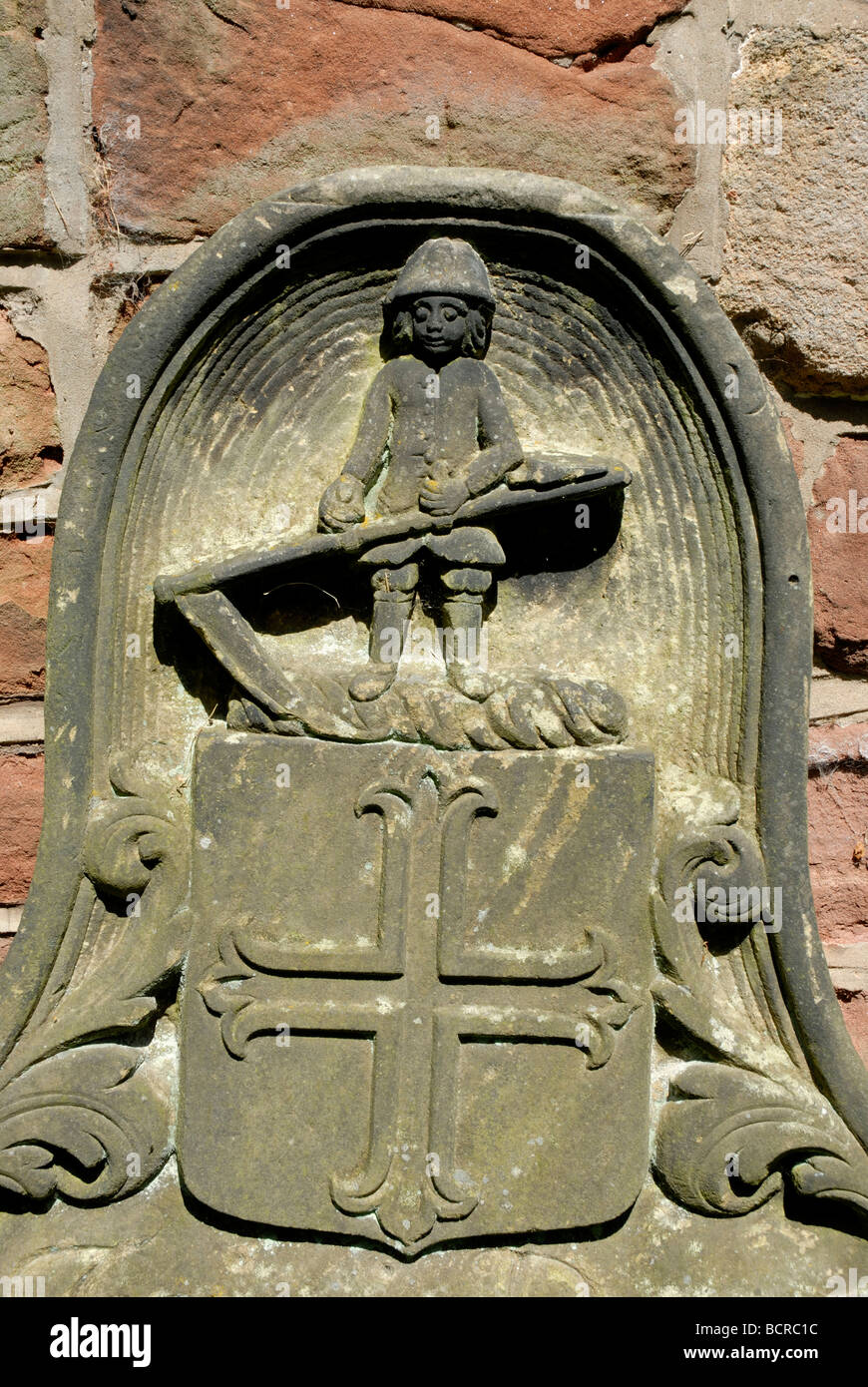 Stone carving St. Michael and All Angels' Church Croston, Lancashire ...