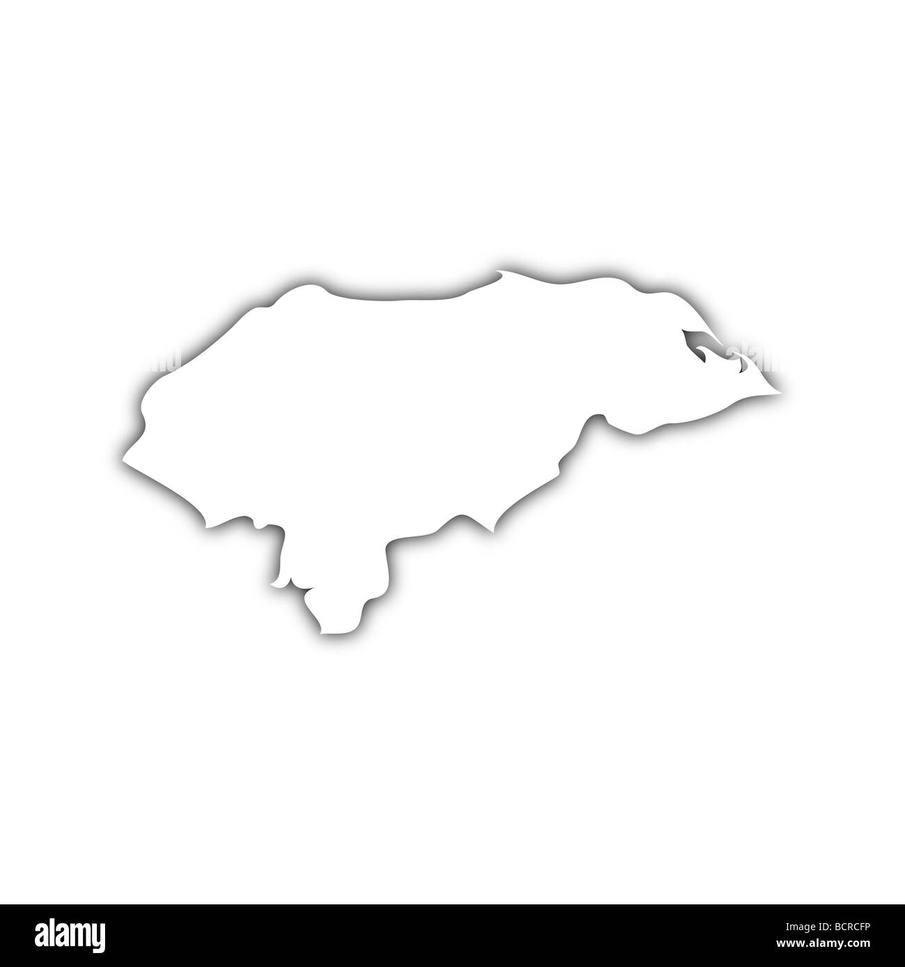 Map of honduras hi-res stock photography and images - Alamy