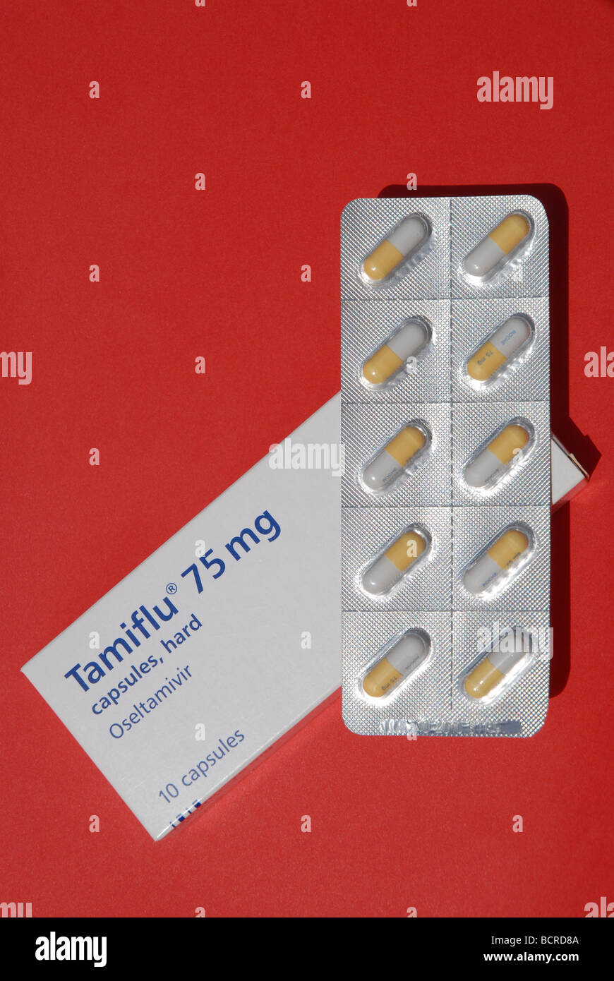 genuine Tamiflu 75mg, an anti-viral drug used in the treatment and ...