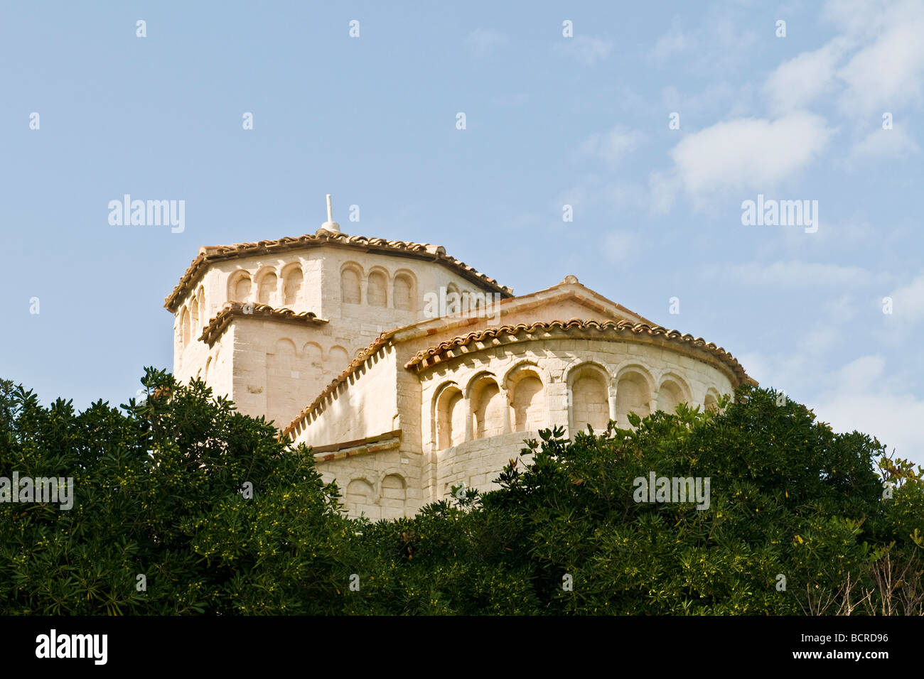 Santa Maria Abbey Portonovo Conero Regional Park Ancona Italy Stock ...