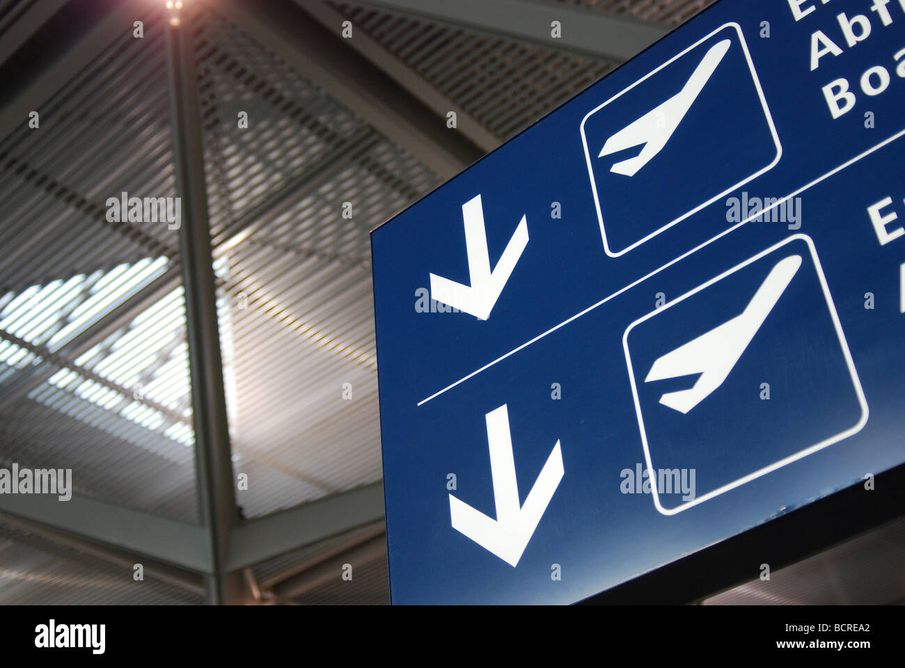 blue panel airport Stock Photo - Alamy