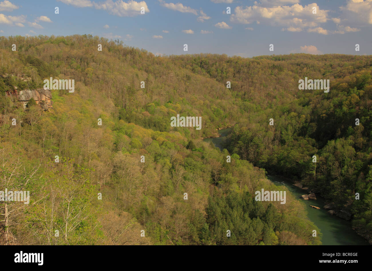 Devil s Jump Overlook Cumberland River Big South Fork National River ...