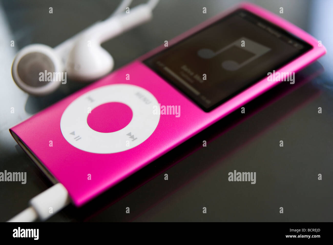 Pink Ipod nano Stock Photo - Alamy