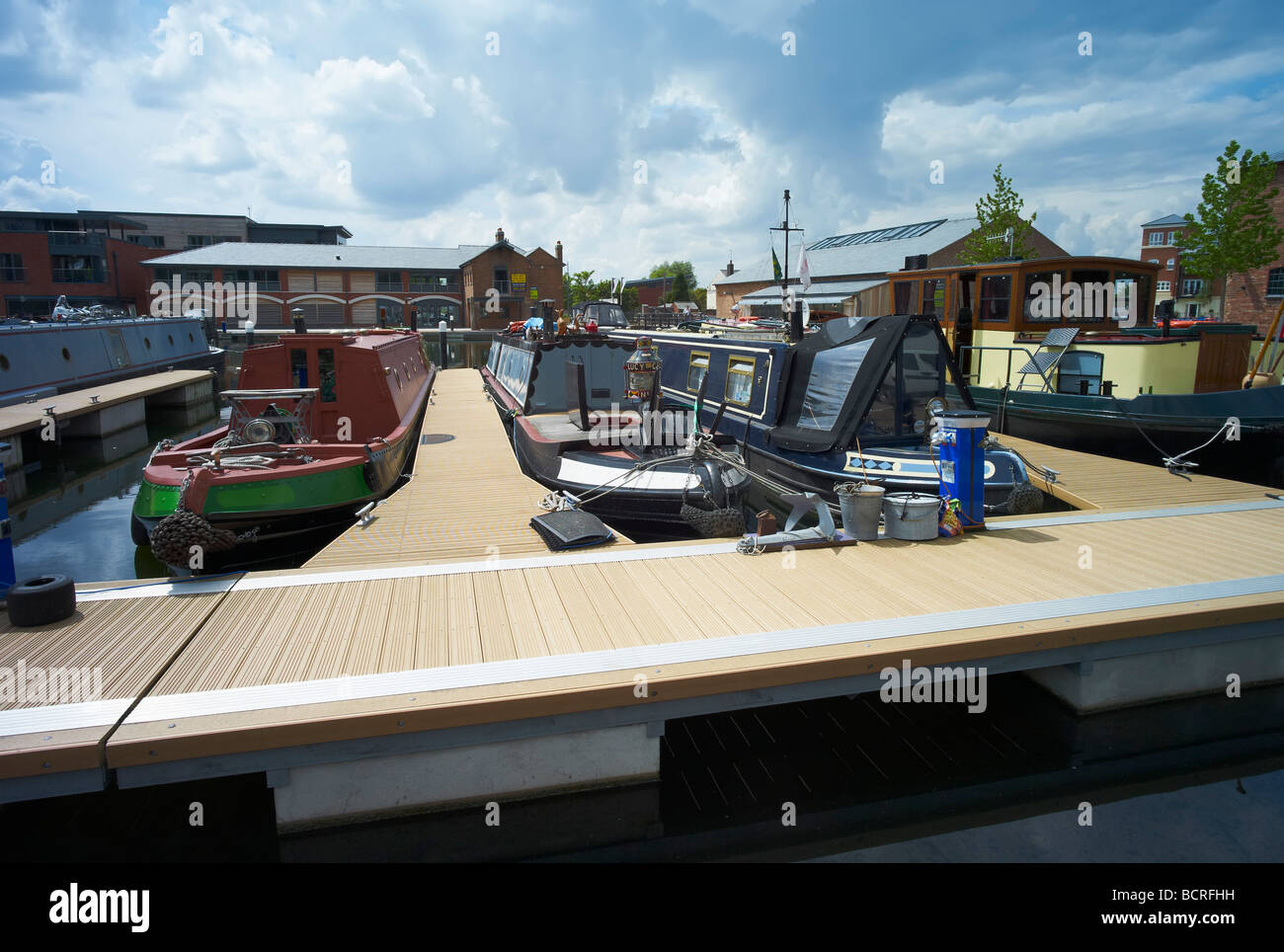 diglis canal basin worcester Stock Photo - Alamy