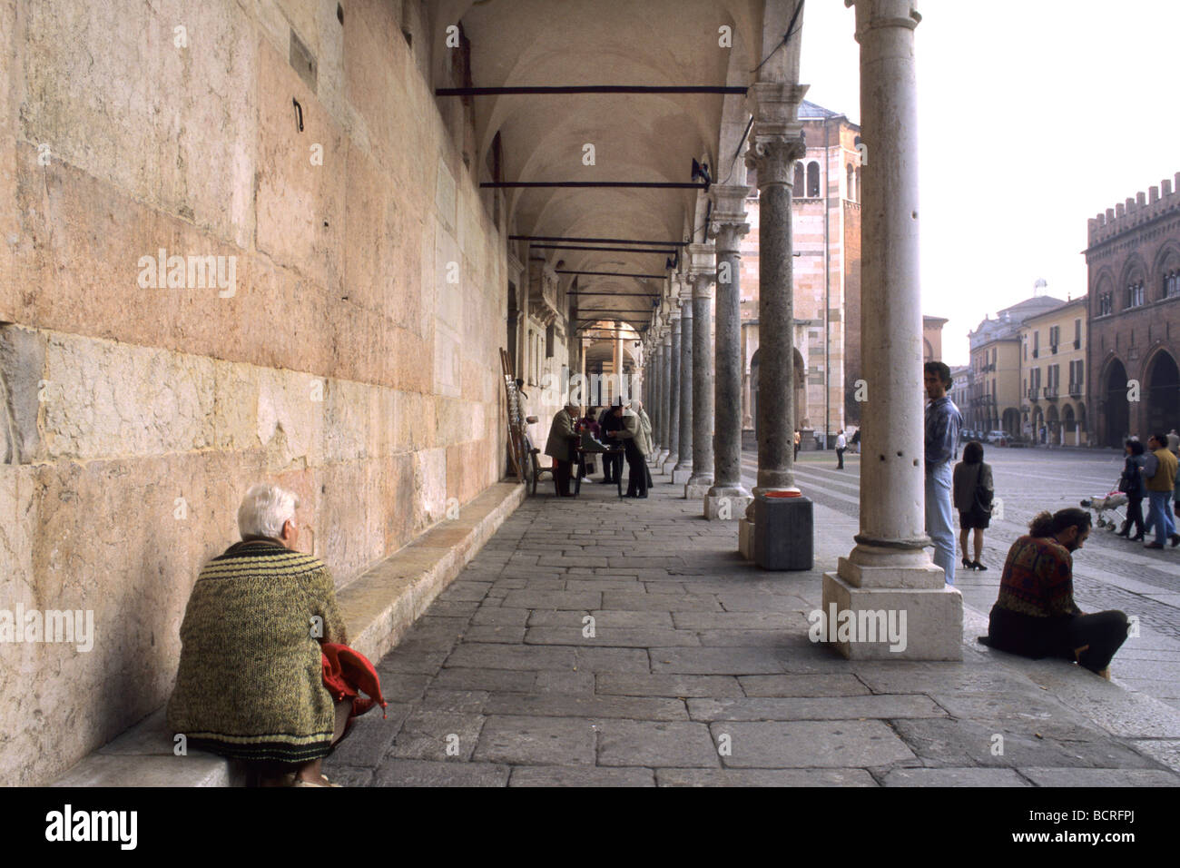 Town Square Cremona Italy Stock Photo - Alamy