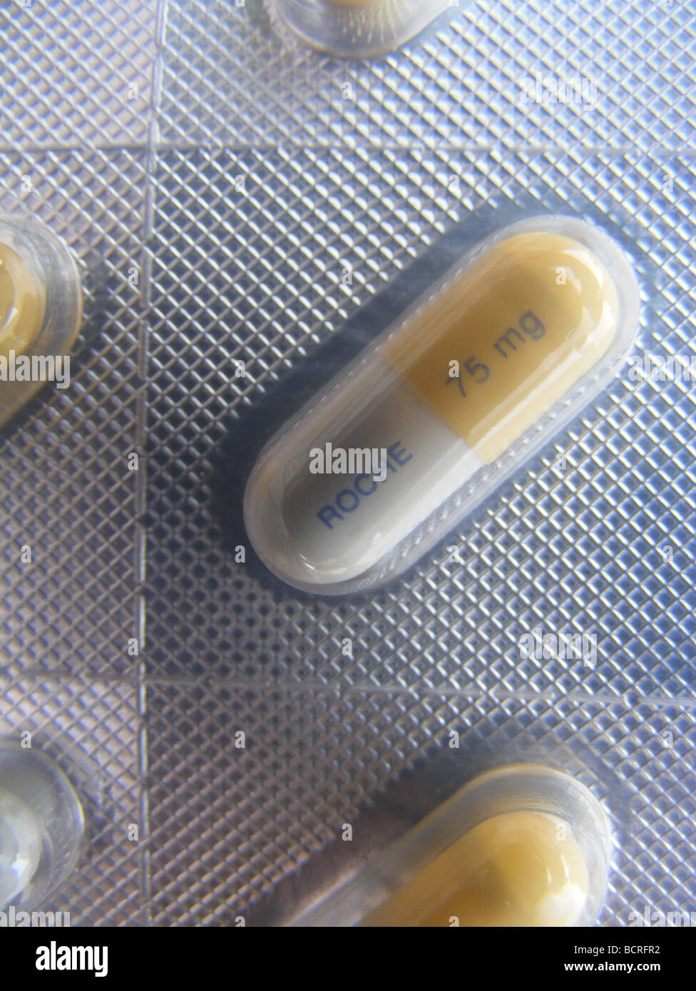 genuine Tamiflu 75mg, an anti-viral drug used in the treatment and ...