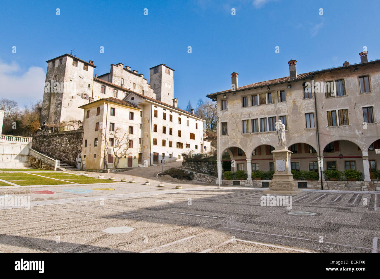 Piazza Maggiore Feltre Belluno Italy Stock Photo - Alamy