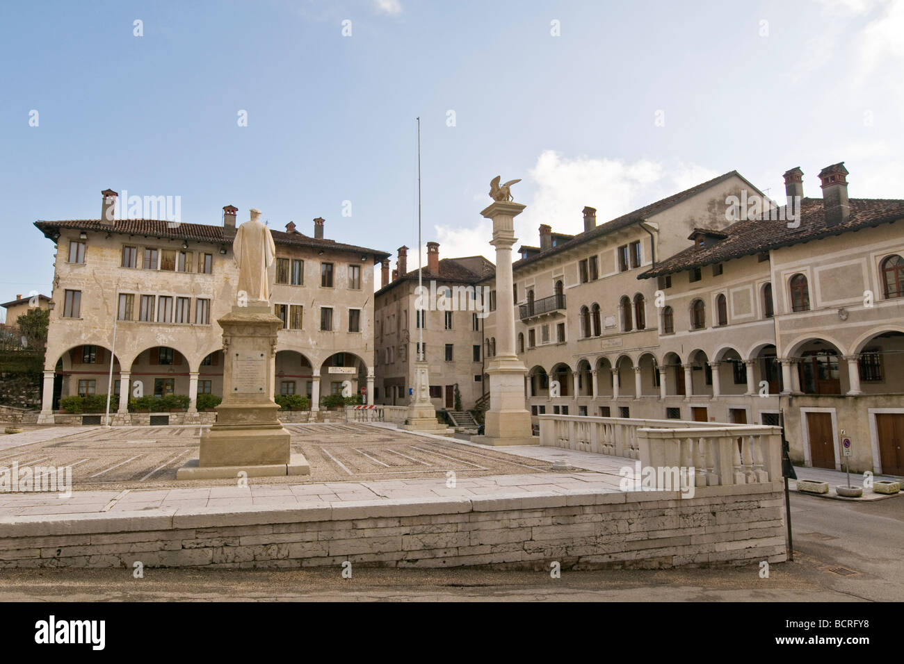 Piazza Maggiore Feltre Belluno Italy Stock Photo - Alamy