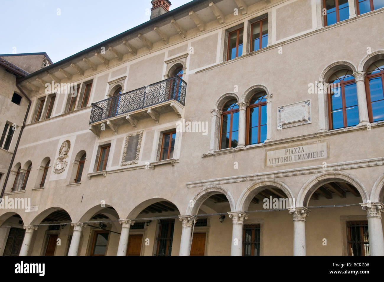 Piazza Maggiore Feltre Belluno Italy Stock Photo - Alamy