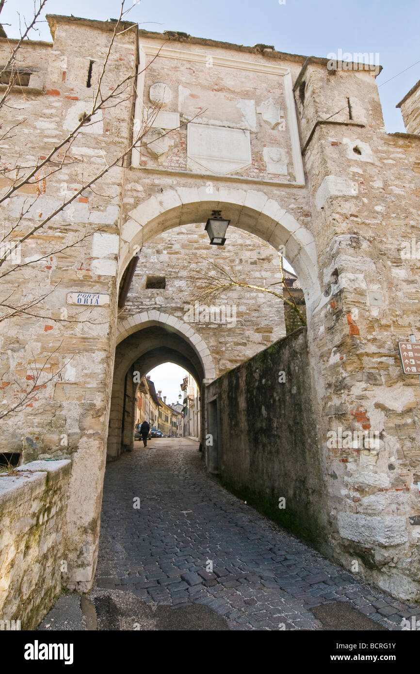 Historical centre Feltre Belluno Italy Stock Photo - Alamy