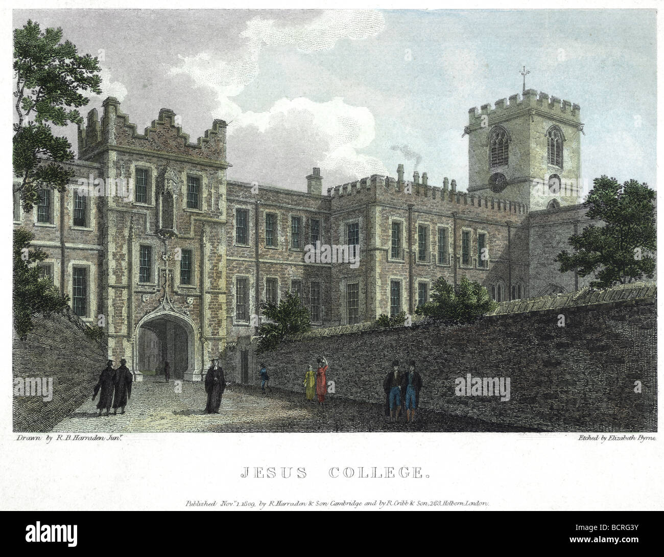 Jesus College, Cambridge – UK Stock Photo - Alamy