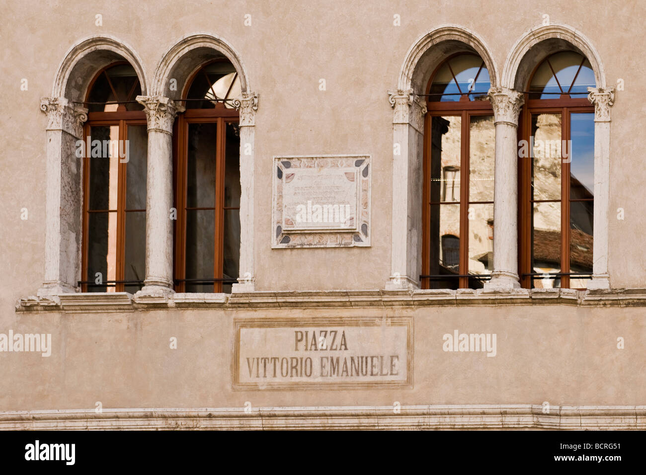 Buildings in piazza Maggiore Feltre Belluno Italy Stock Photo - Alamy