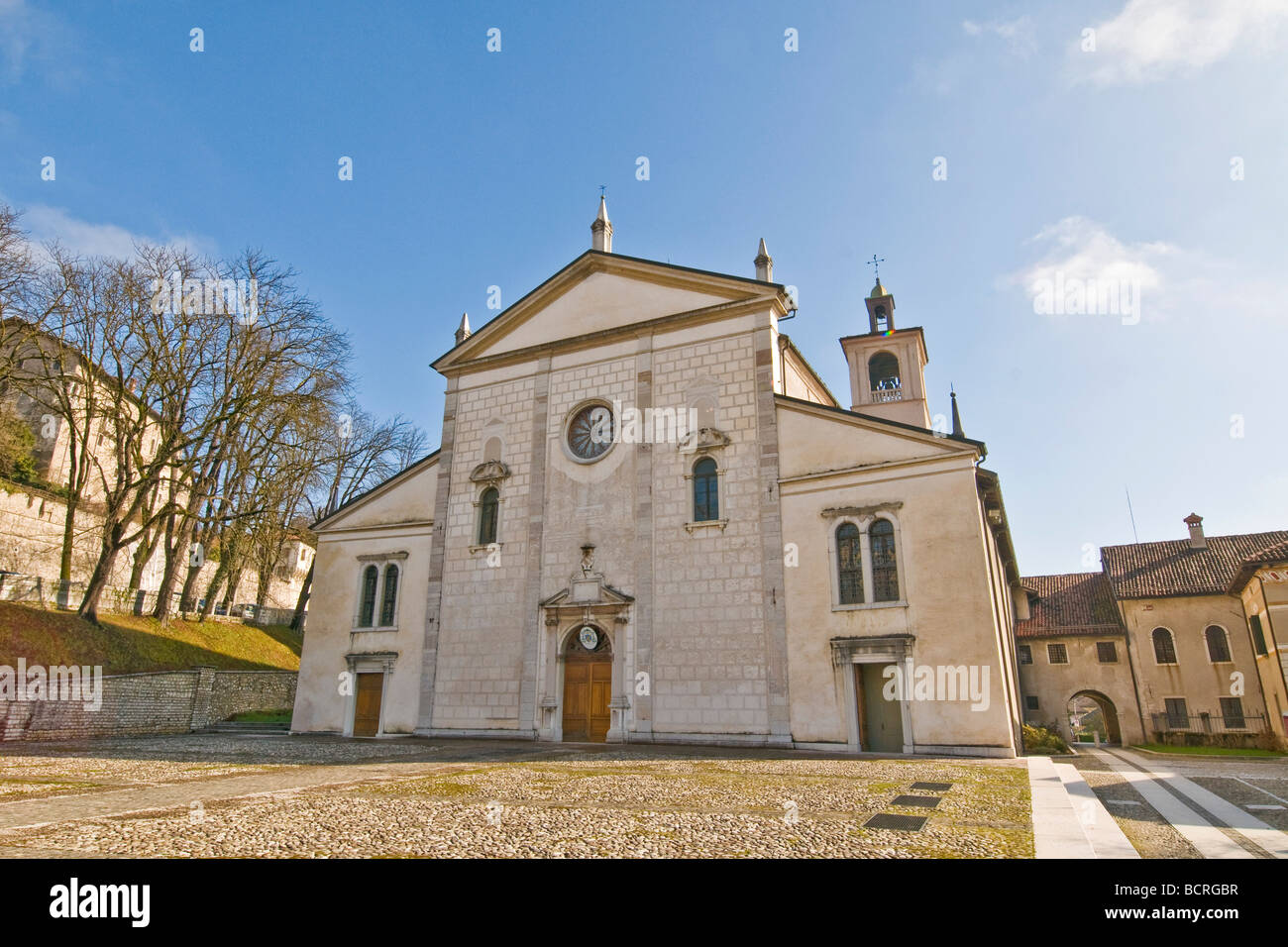 Cathedral Feltre Belluno Italy Stock Photo - Alamy