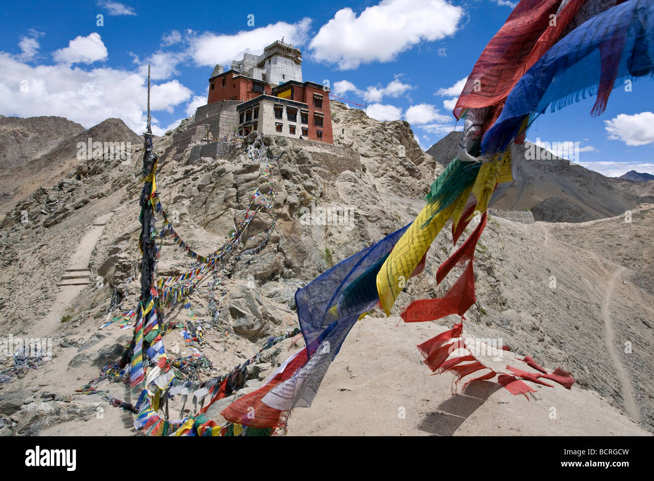 Namgyal Tsemo Gompa. Leh. Ladakh. India Stock Photo - Alamy