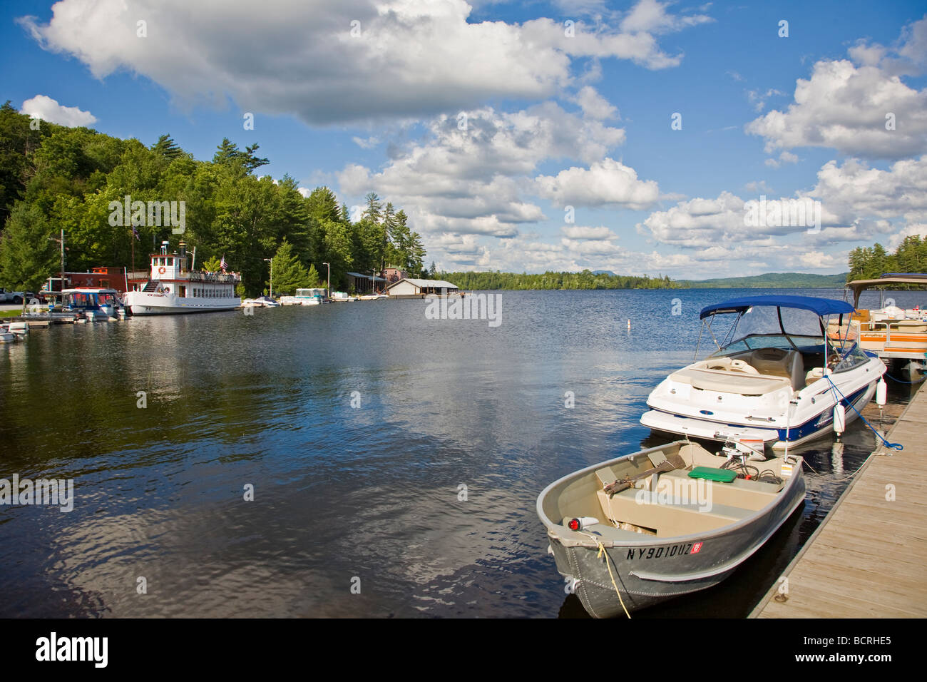 [Raquette Lake in the Adirondack Mountains of New York Stock Photo - Alamy