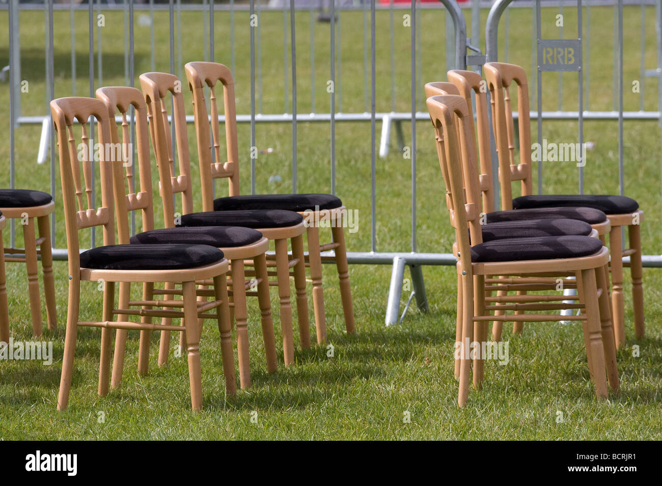 outdoors arena seating wooden seats Lambeth Country Show, Brockwell ...