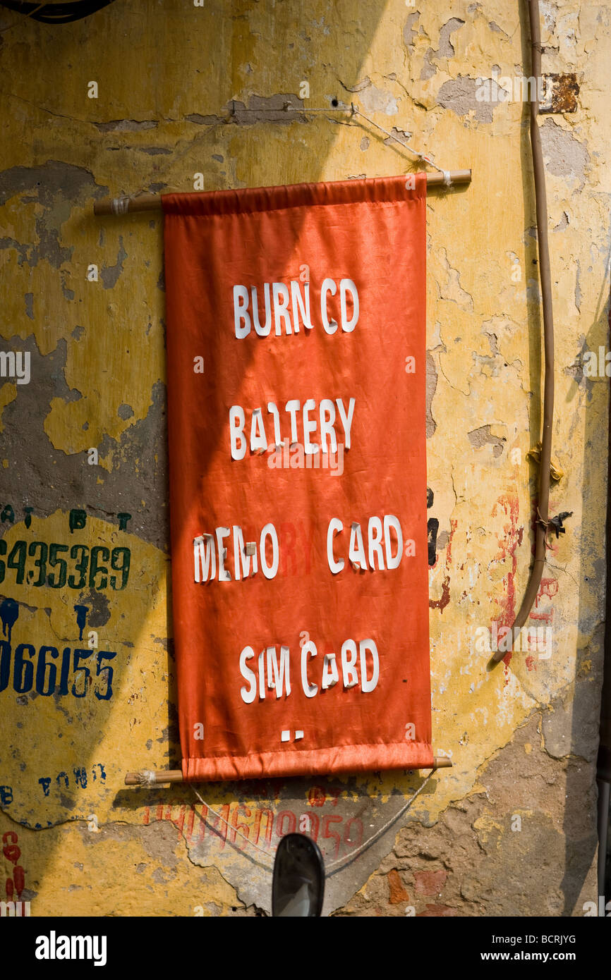 Computer Shop Sign Hanoi Vietnam Stock Photo - Alamy