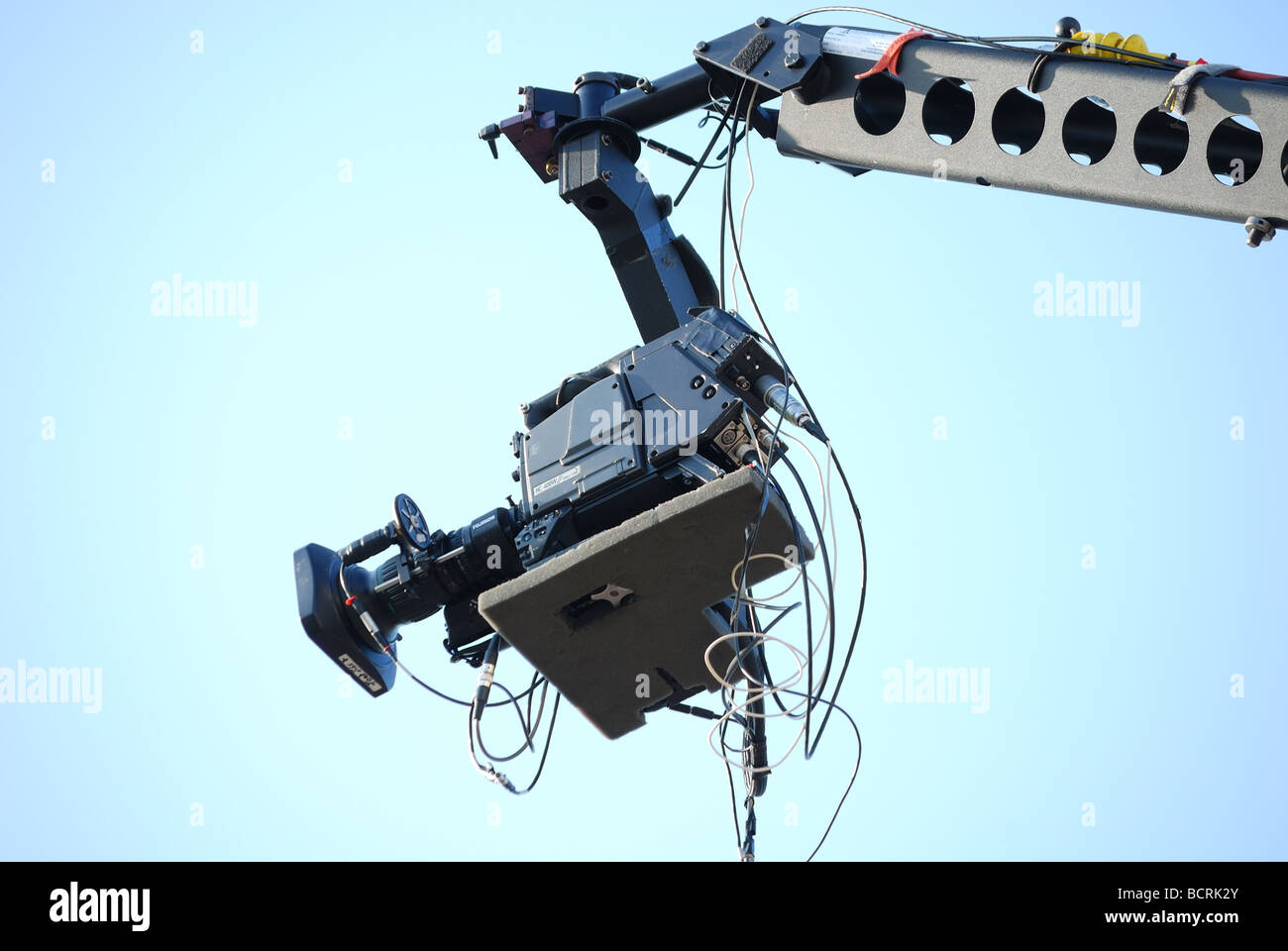 Video camera on boom against hi-res stock photography and images - Alamy