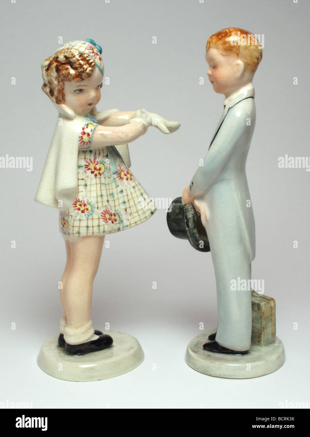 Art Deco Goldscheider myott figurines Stock Photo - Alamy