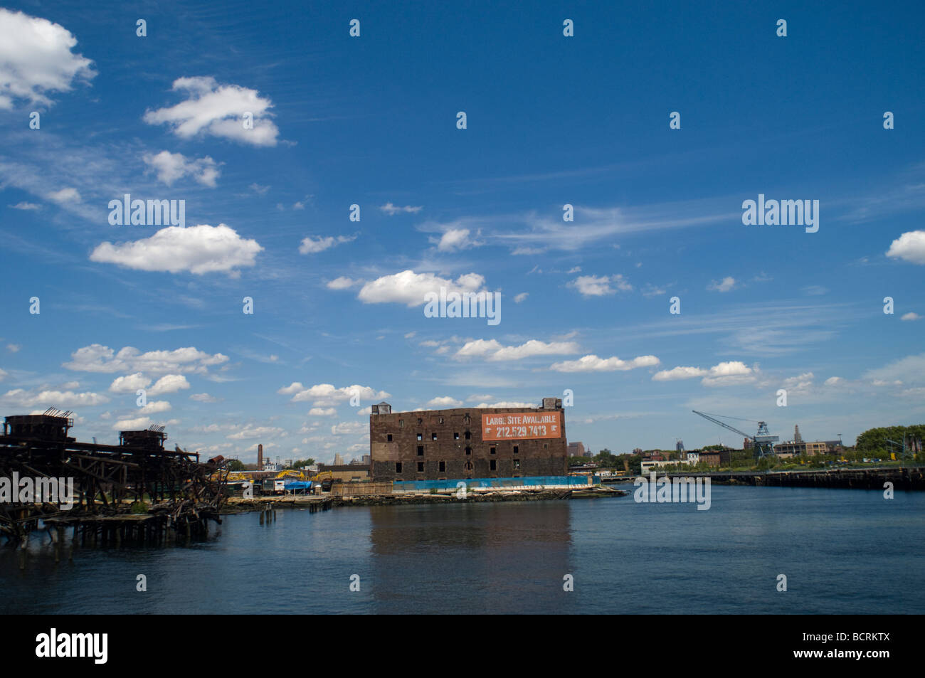 A building available for development on the waterfront in the Red Hook ...
