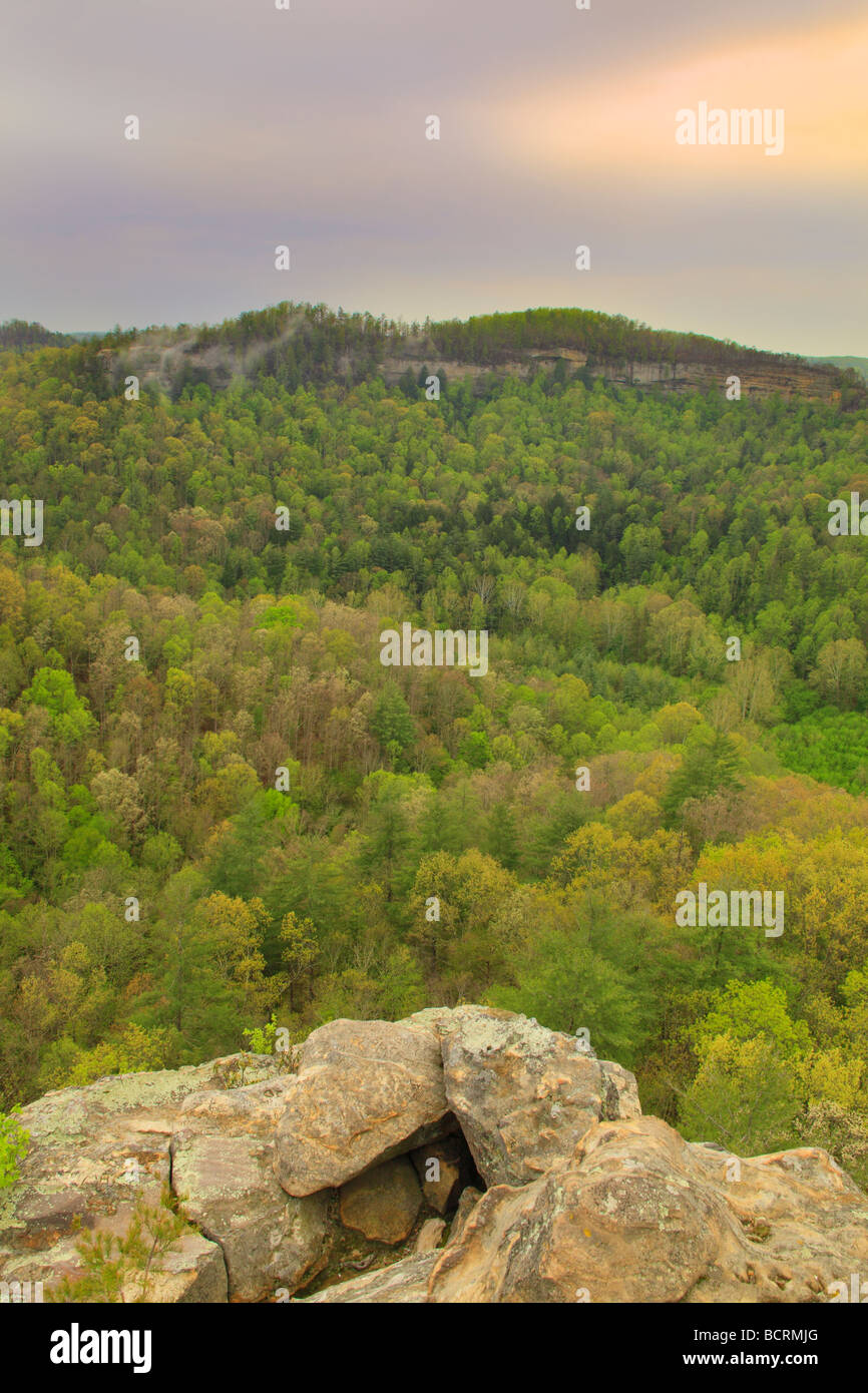 View from Chimney Top Rock Red River Gorge Geological Area Slade ...