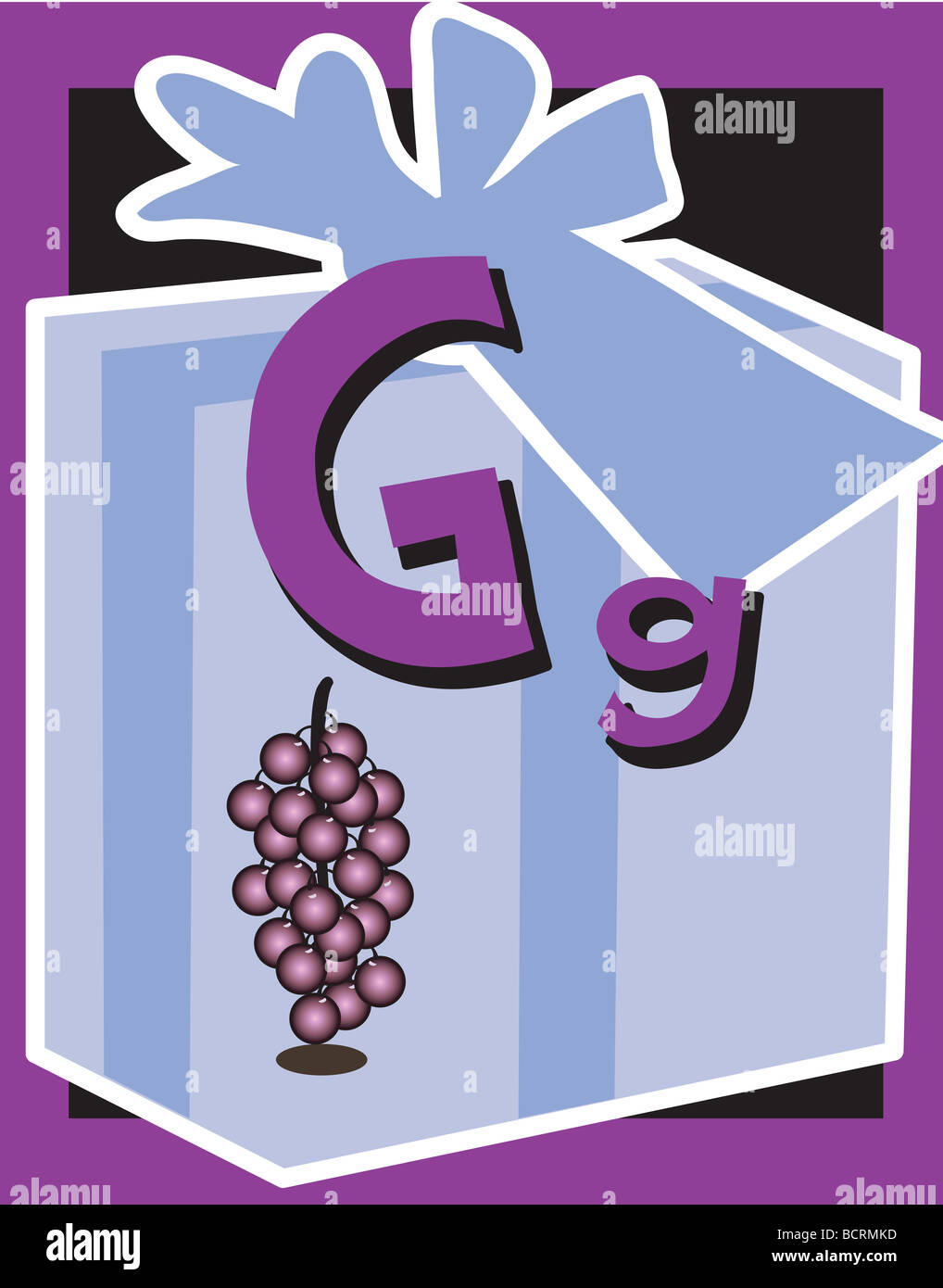 Flash Card Letter G nouns. See whole alphabet in my series! Stock Photo ...
